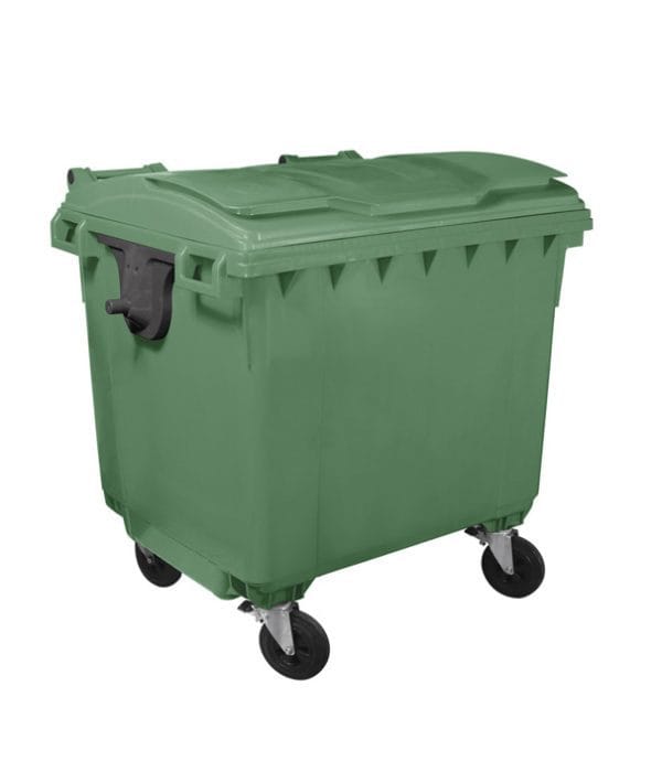 Kontejner za smeće 660L | Plastični kontejner sa ravnim poklopcem